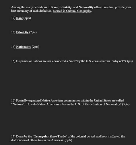 Ethnicity Definition