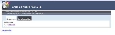 Appium Does Not Register Correctly With Selenium Grid 381 · Issue 9802 · Appiumappium · Github