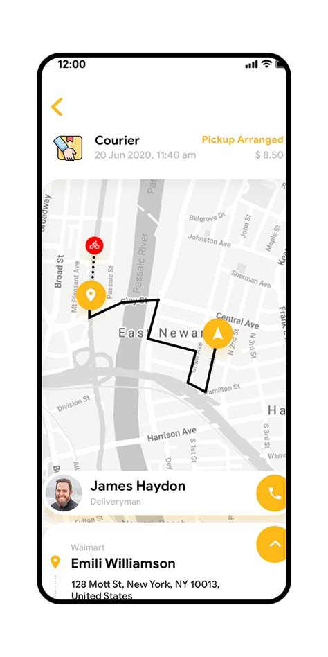 Modern Courier Android App Ios App Template Hmtl Css Ionic 5 Courierone By Opuslabworks