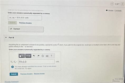 Solved You Are Given A Vector In The Xy Plane That Has A Chegg