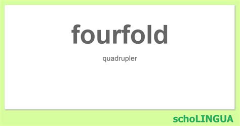 Fourfold Conjugaison Du Verbe Fourfold Scholingua