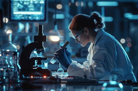 Delve Into The World Of Scientific Exploration As Generative Ai Premium Ai Generated Image