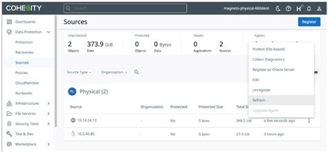 Cohesity Java Agent Upgrade