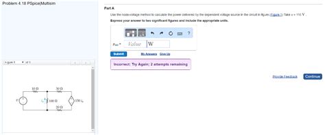 Solved Use The Node Voltage Method To Calculate The Power Chegg