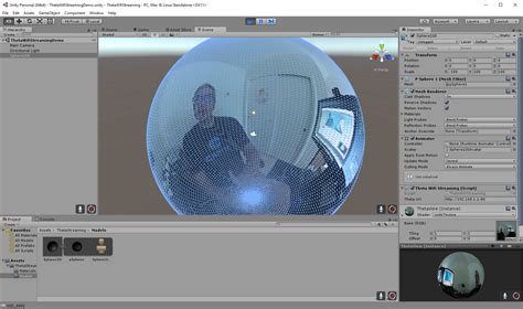Theta S Wifi Streaming With Unity Unity Development Camera 360