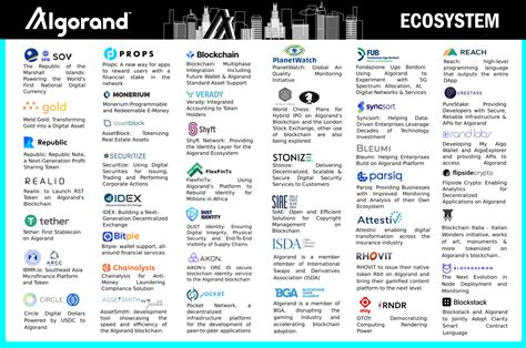 Algorand Ecosystem Infographic Updated R Algorandofficial