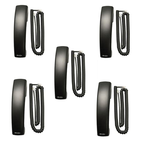 Polycom Hd Voice Handset And Cord 5 Pack 2200 17682 001 New
