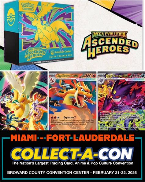 Collect A Con Pokémon Mega Evolution Ascended Heroes You Will Be