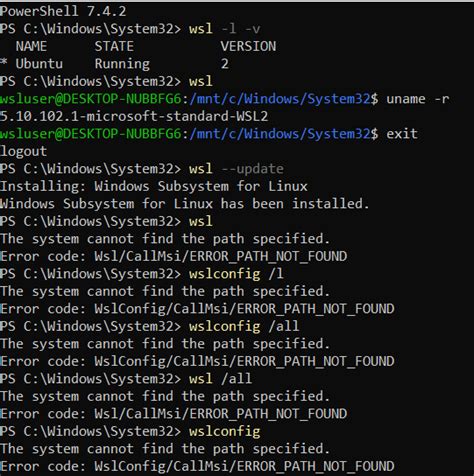 Wsl Stopped Working After Update Microsoft Qanda