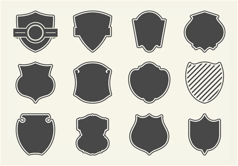 Free Vector Shield Shapes 92849 Vector Art At Vecteezy