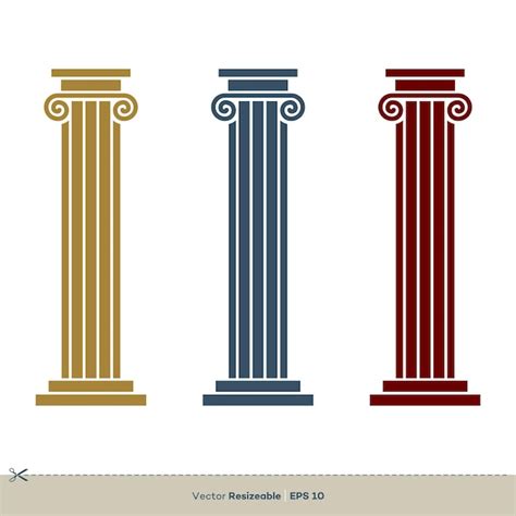 Pillar Design Template Vectors And Illustrations For Free Download