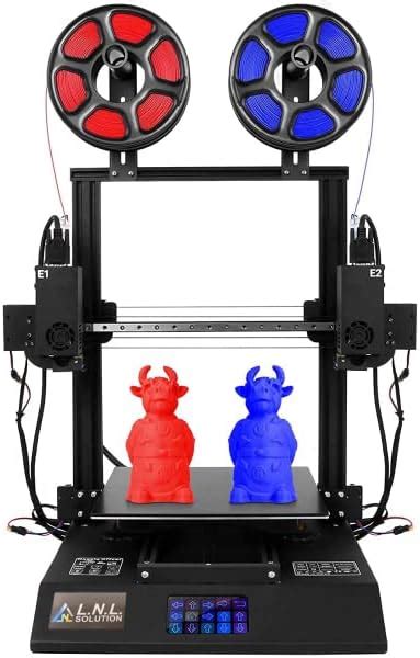 Olaprin Multi Color Printing 3d Printer Dual Extruder Single Nozzle Mixed 6 Color Mode 3d