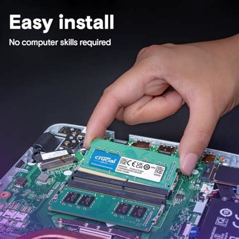 Crucial Ram 16gb Kit 2x8gb Ddr4 3200mhz Cl22 Or 2933mhz Or 2666mhz Laptop Memory