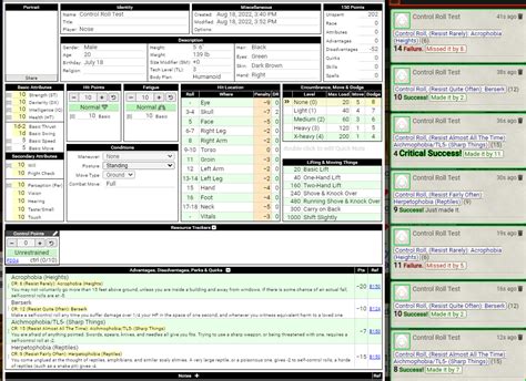 Control Roll With Name As OTF Issue 1509 Crnormand Gurps GitHub