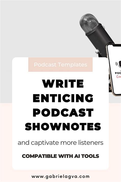 Podcast Show Notes Template