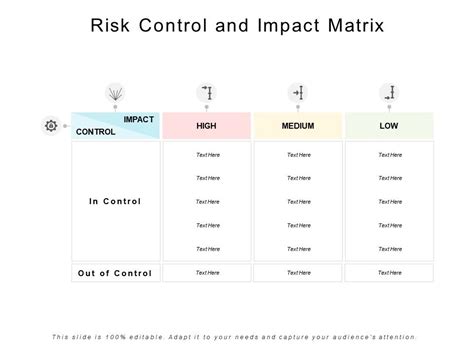 Risk Control And Impact Matrix Presentation PowerPoint Diagrams PPT Sample Presentations