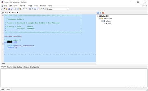 Pelles C Download Softpedia