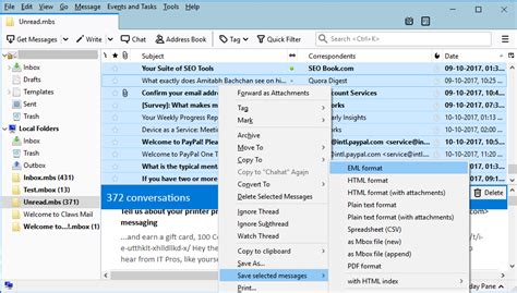 Export Thunderbird Emails Save Emails In Multiple File Formats