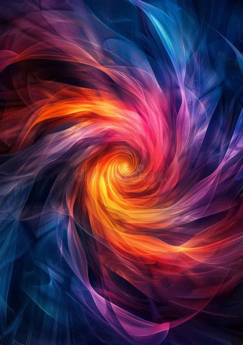 A Swirling Vortex Of Colors And Shapes That Symbolizes The Interconnectedness Of Mental And