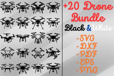 Drone Svg Bundle Bundle · Creative Fabrica