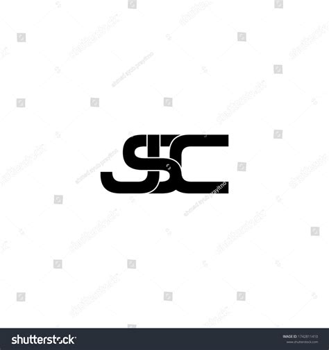 Jsc Letter Original Monogram Logo Design Stock Vector Royalty Free
