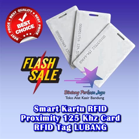 Jual Smart Kartu Rfid Proximity Khz Card Rfid Tag Lubang Harga Per Pcs Indonesia