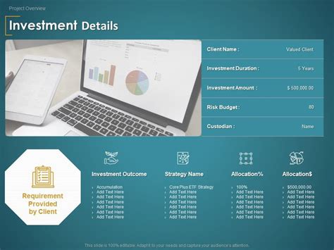 Financial Consultancy Proposal Investment Details Ppt Powerpoint Presentation Slides Background