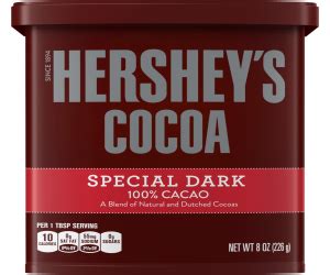 Hersheys Special Dark 100 Cocoa Powder 226gm Rich And Decadent