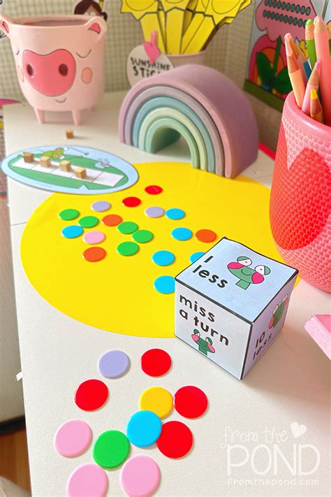 Frog Leap Game From The Pond