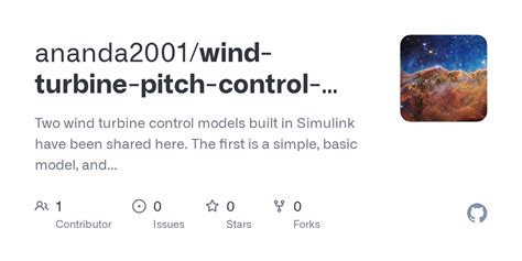 Github Ananda2001 Wind Turbine Pitch Control Simulink Models Two Wind Turbine Control Models
