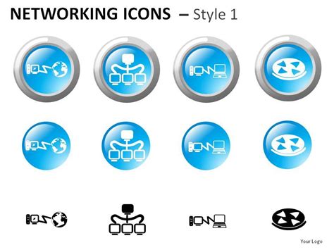 Networking Icons Style 1 Powerpoint Presentation Slides Powerpoint Slide Images Ppt Design