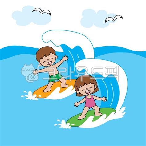 여름일러스트 여름이미지 바다이미지 바다일러스트 여름 사진이미지일러스트캘리그라피 나무그린작가