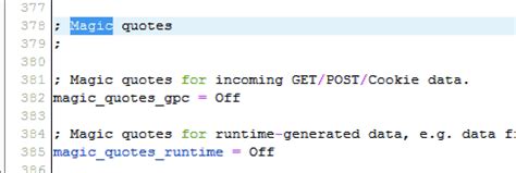 How To Turn Magic Quotes Gpc Off InMotion Hosting