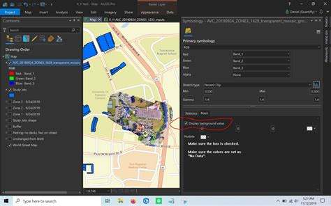 Removing Black Edges While Mosaicking Using Arcgis Desktop Or Qgis