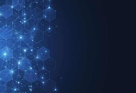 Premium Vector Abstract Science Template Technology Lines And Dots Connection Background Wallpaper