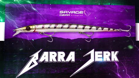 Примамка за ТРОФЕЙНИ ХИЩНИЦИ Воблер за морски риболов Savage Gear Barra Jerk Youtube