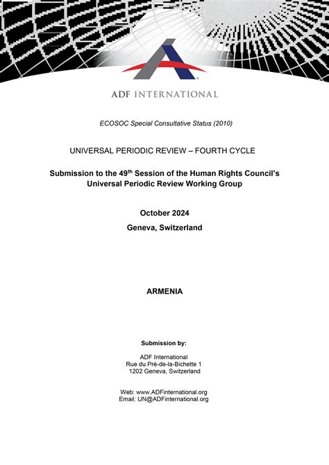 Armenia Sex Selection 49th Session ADF International