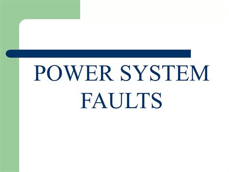 283481961 Power System Faults Ppt Ppt Geography Science