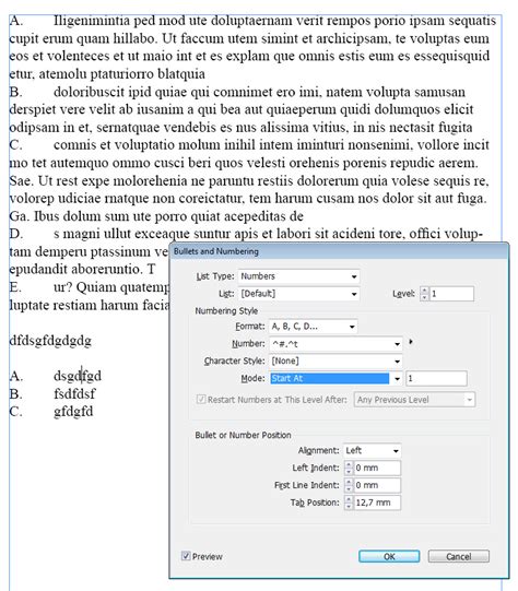 Paragraph Styles Indesign How To Build Numbered Lists That Re
