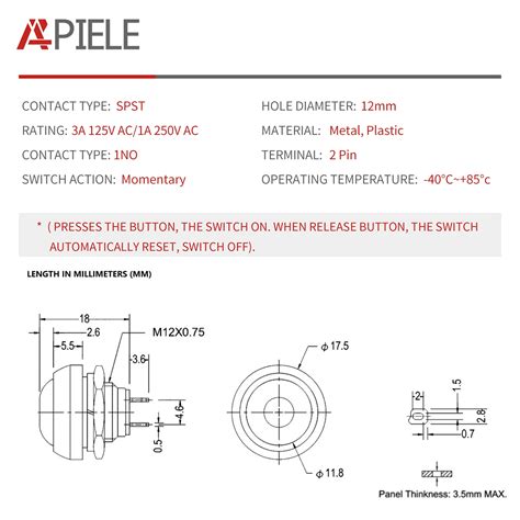 Wiring Diagram For Apiele Push Button Switch Simplified Visual Guide
