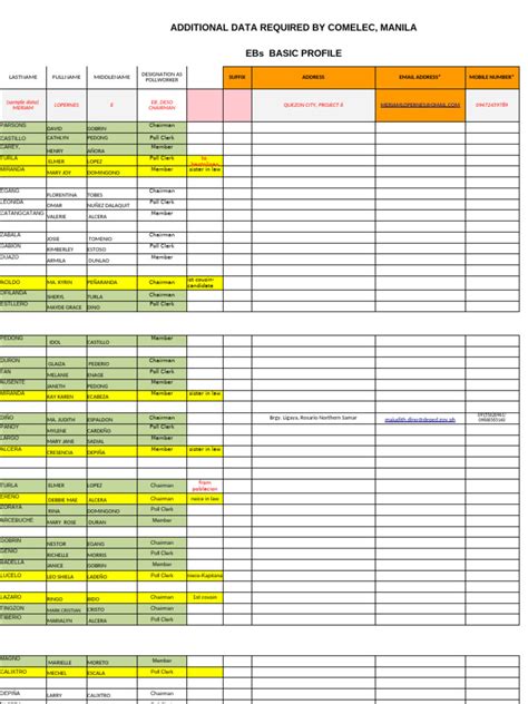 Basic Profile Rosario Nsamar Pollworker Template With Salary Copy Ma Judith Pdf
