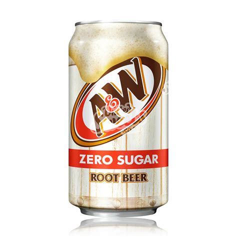 Aandw Root Beer Zero 335ml United Sweets