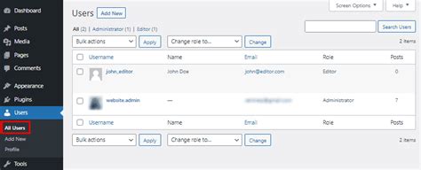 How To Add A New User In Wordpress