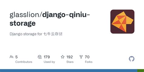 Github Glasslion Django Qiniu Storage Django Storage For