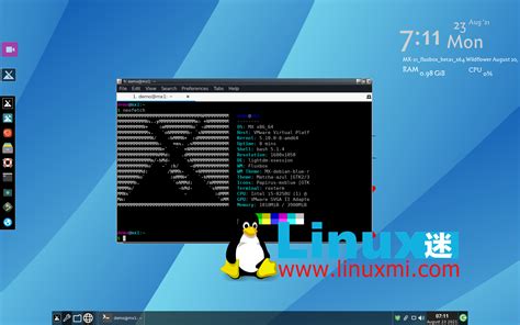 Mx Linux 21 Fluxbox桌面版可以测试了 Linux迷