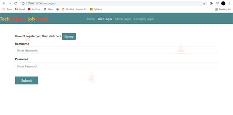 Create An Online Job Portal Project In Python Django Techvidvan