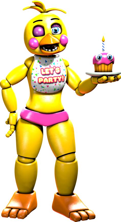 Toy Chica Full Body Fnaf 2 By Thesubjact On Deviantart