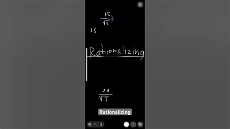 Rationalizing 1 Youtube