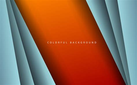 Premium Vector Abstract Overlap Layer Papercut Colorful Background