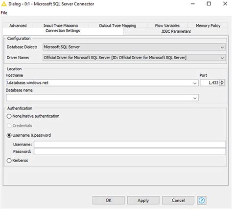 connect to azure database knime analytics platform knime community forum